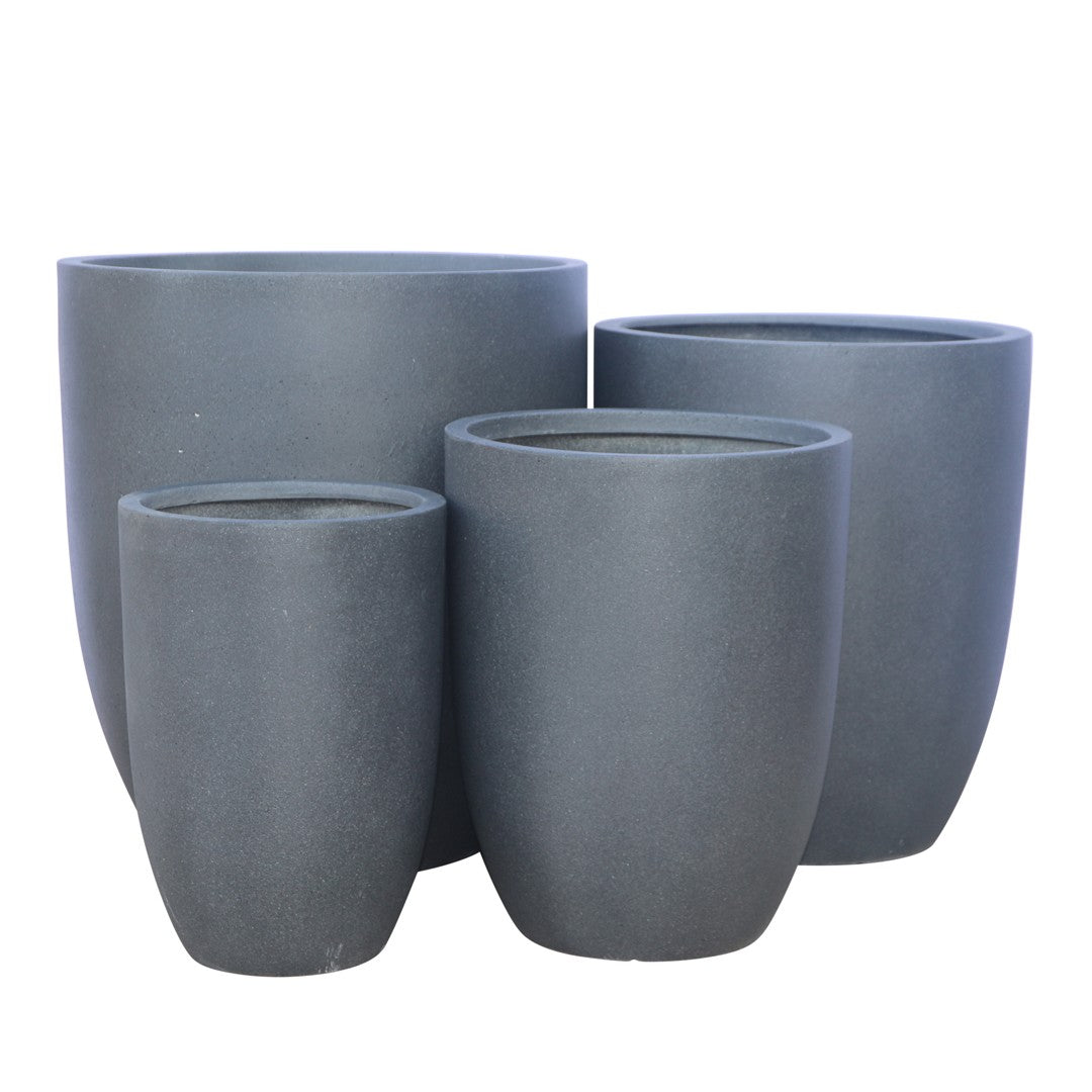 MODSTONE CHAMBERS U POT SANDBLAST DARK GREY – Honeysuckle Garden