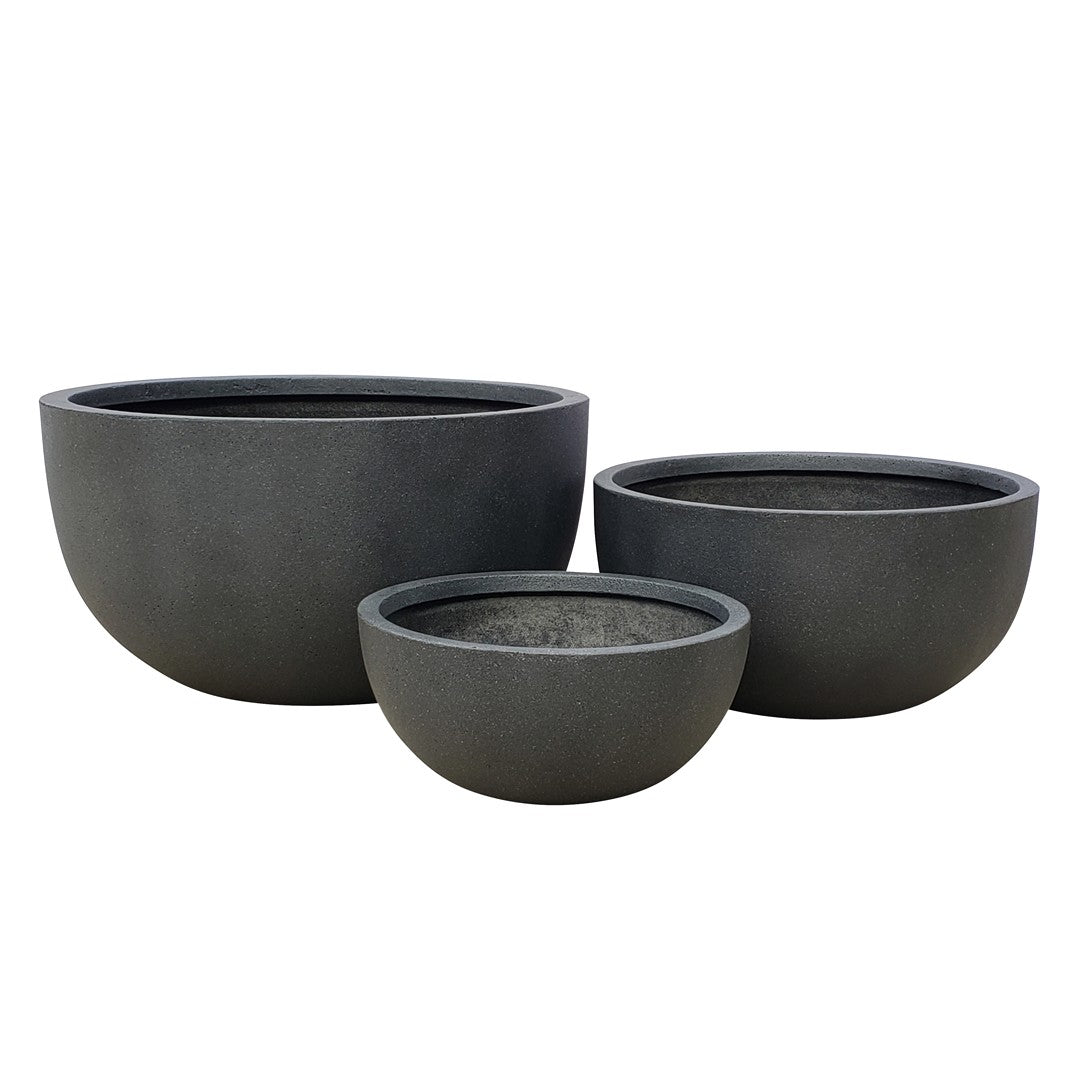 MODSTONE CHAMBERS BOWL DARK GREY – Honeysuckle Garden